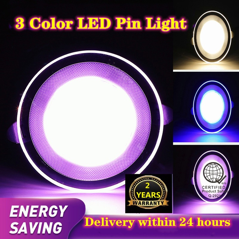Tri-color Downlight LED Pin Light Ceiling Light Panel Light Spot Light ...