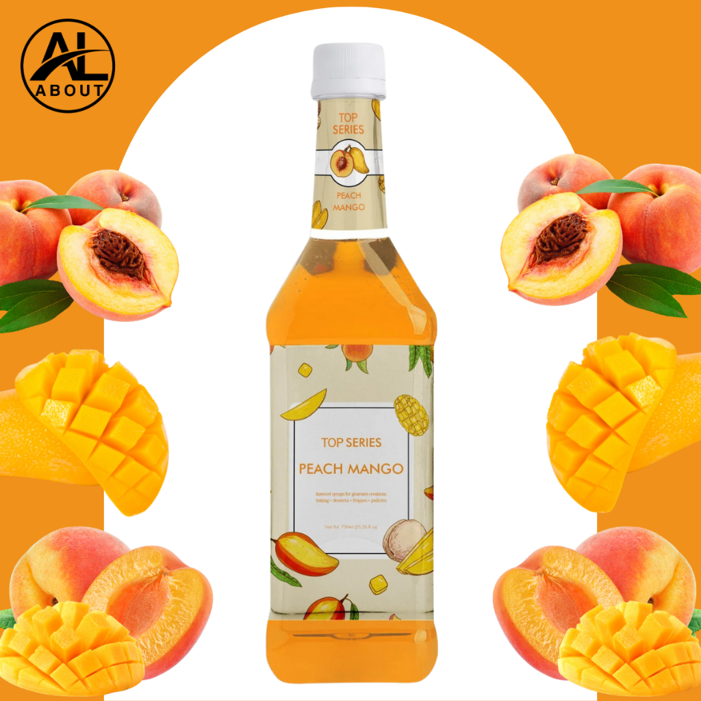 TOP Creamery Peach Mango Syrup 750ml | Shopee Philippines