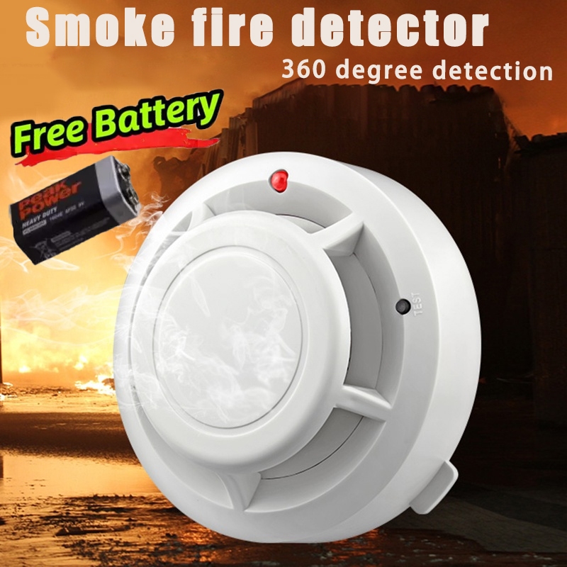 Allround Smoke Detector Wireless Smoke Alarm Smart Smoke Sensor Fire ...