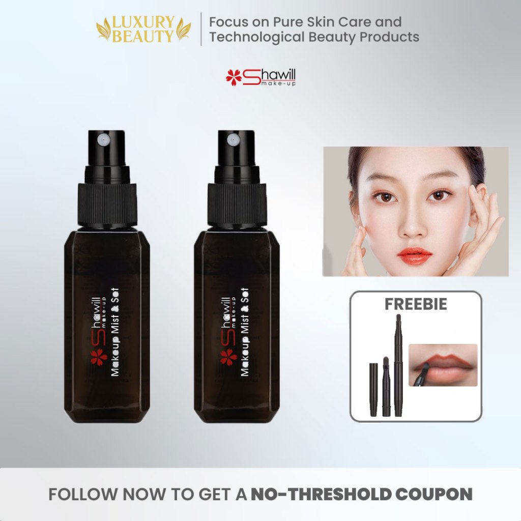 【2 Pieces】Shawill Makeup Setting Spray Water Long Lasting Makeup Sweat ...