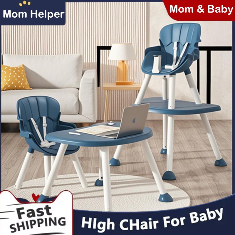 Multifunctional baby high chair Detachable student backrest desk ...