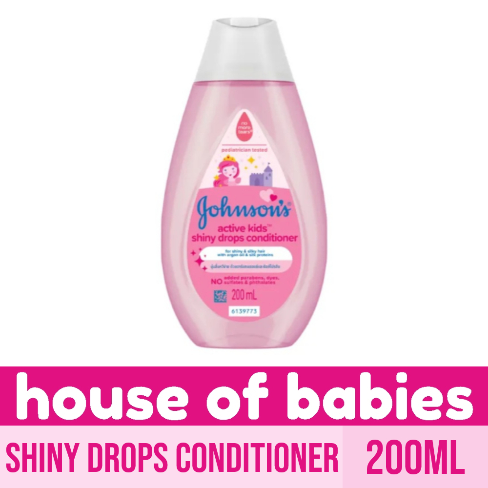 Johnson's Active Kids Shiny Drops Conditioner 200ml - Baby Conditioner ...