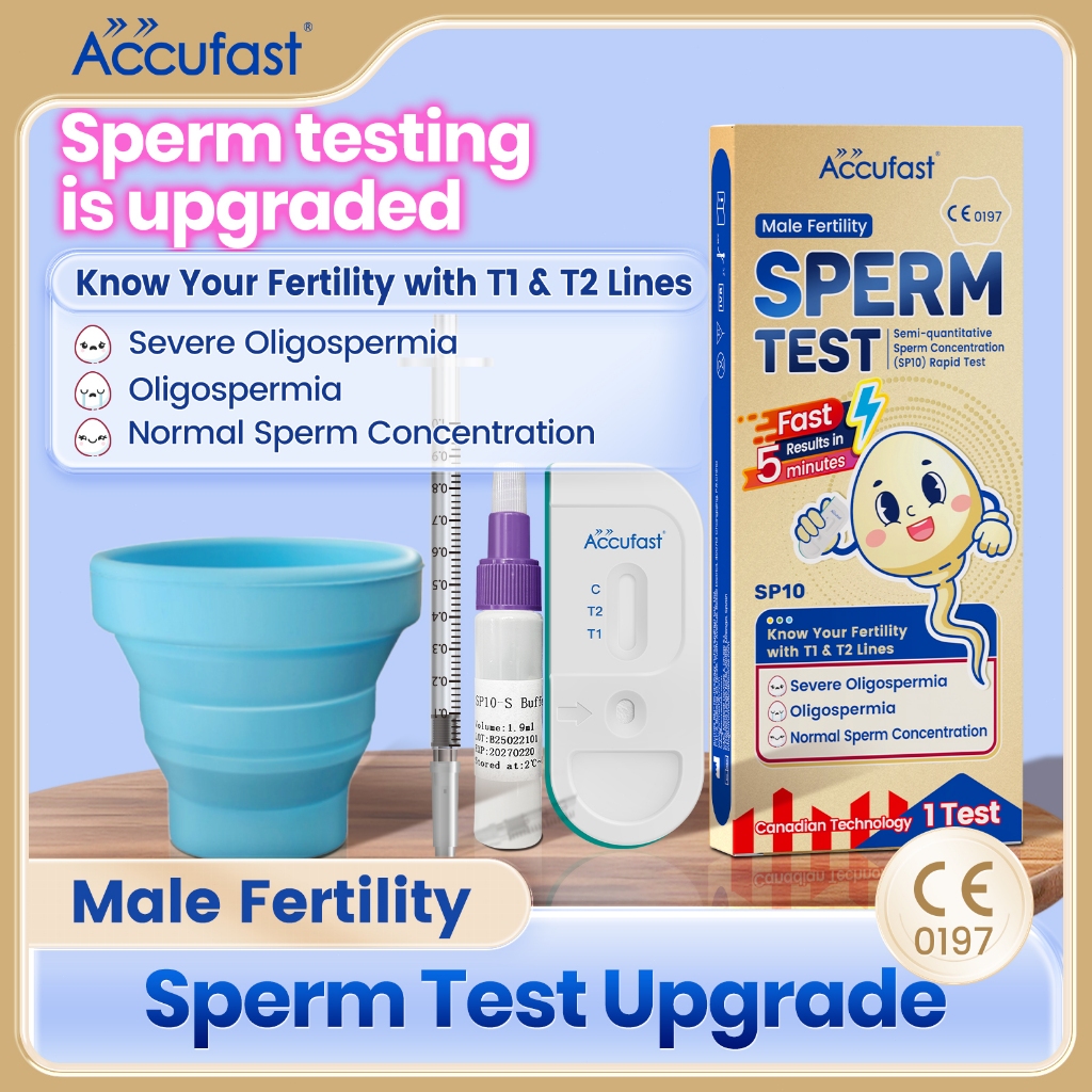 ACCUFAST Sperm Test Kit（Upgraded version） Male Fertility Test SP10 Test ...