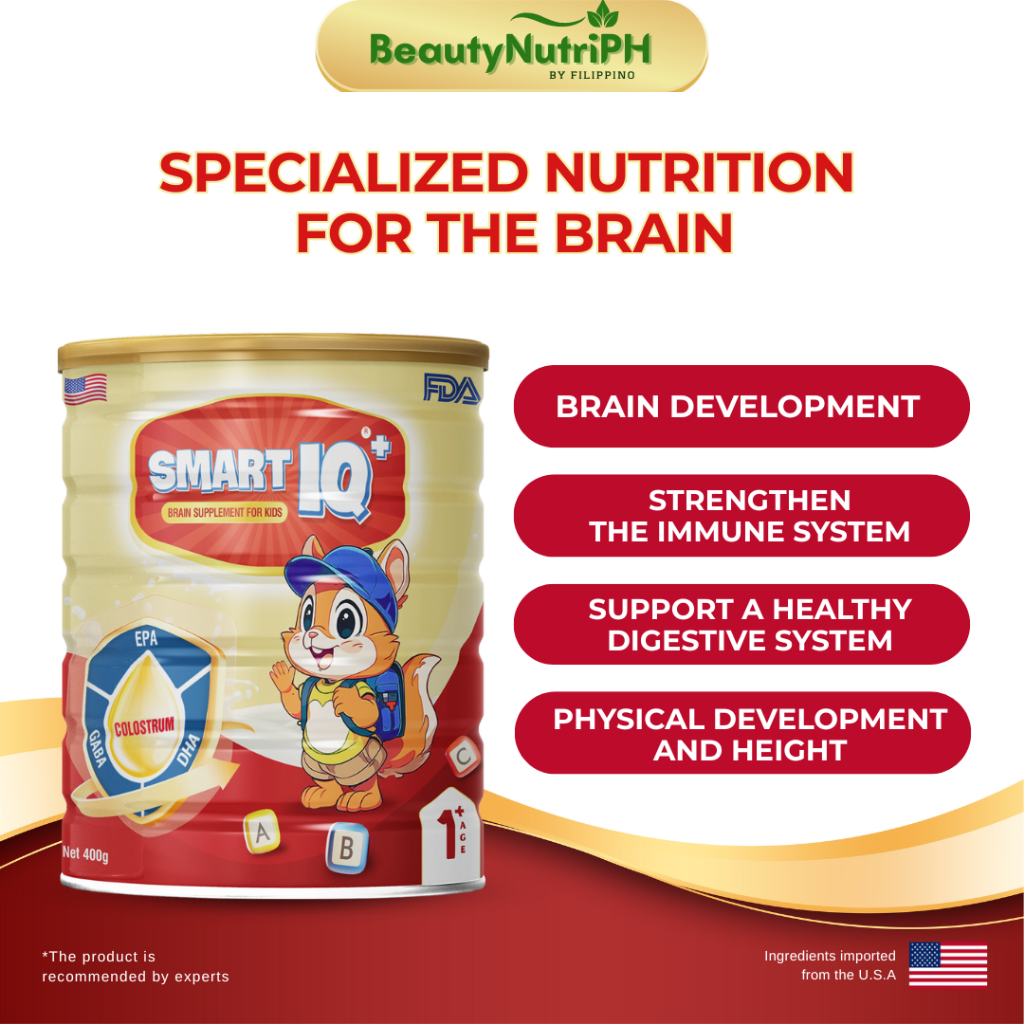 Smart IQ+ Milk for Children with Autism Special Formula - DHA Omega-3 ...