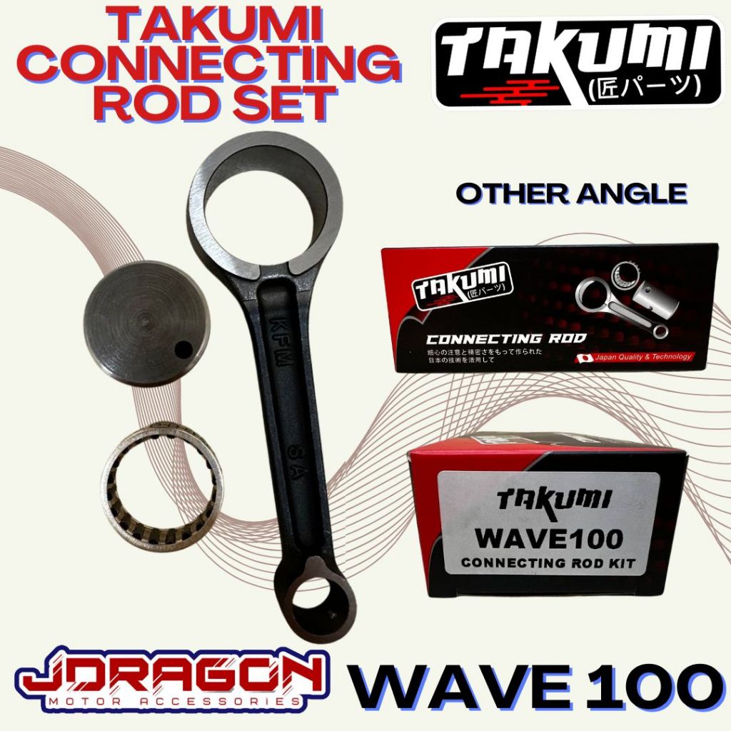 TAKUMI CONNECTING ROD KIT (WAVE 100) | Shopee Philippines