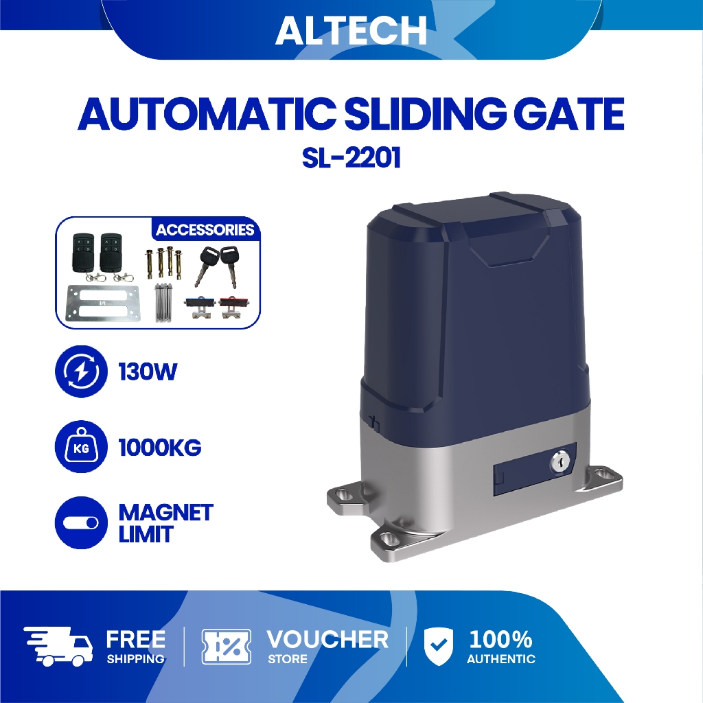 [NEW] ALTECH 1000KG 220vAC Motors Electric Automatic Sliding Gate ...