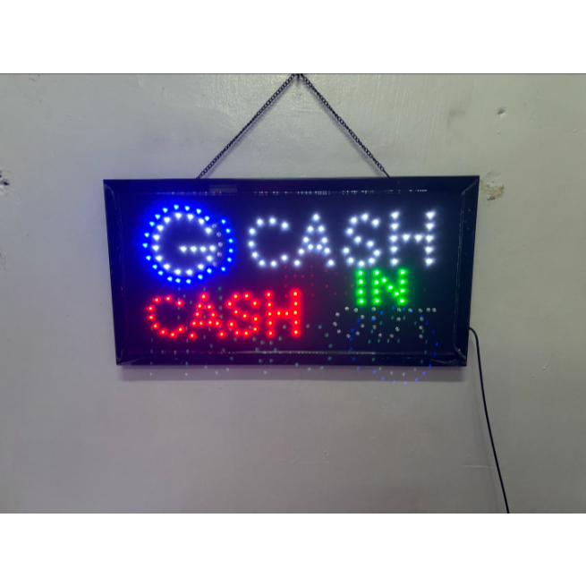GCASH IN OUT LED DISPLAY BOARD SIGNAGE LED LIGHT ENERGY SAVING LIGHT ...