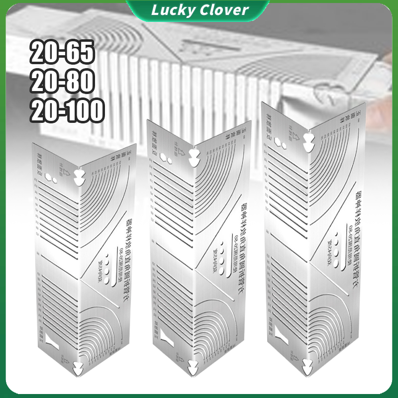 Stainless Steel Rounded Corner Drawing Ruler for Square Tube Rounded ...