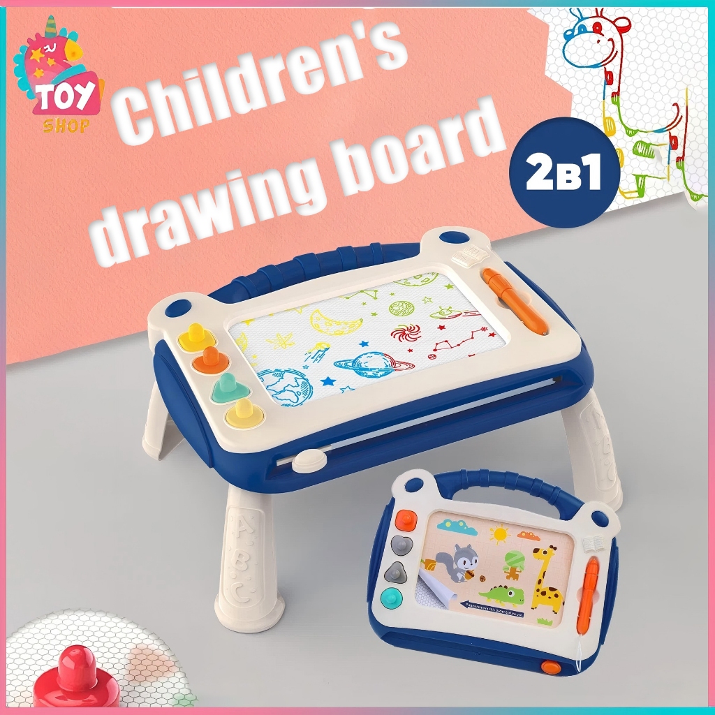 Children Magnetic Drawing Board Erasable Color Graffiti Board Sketchpad ...