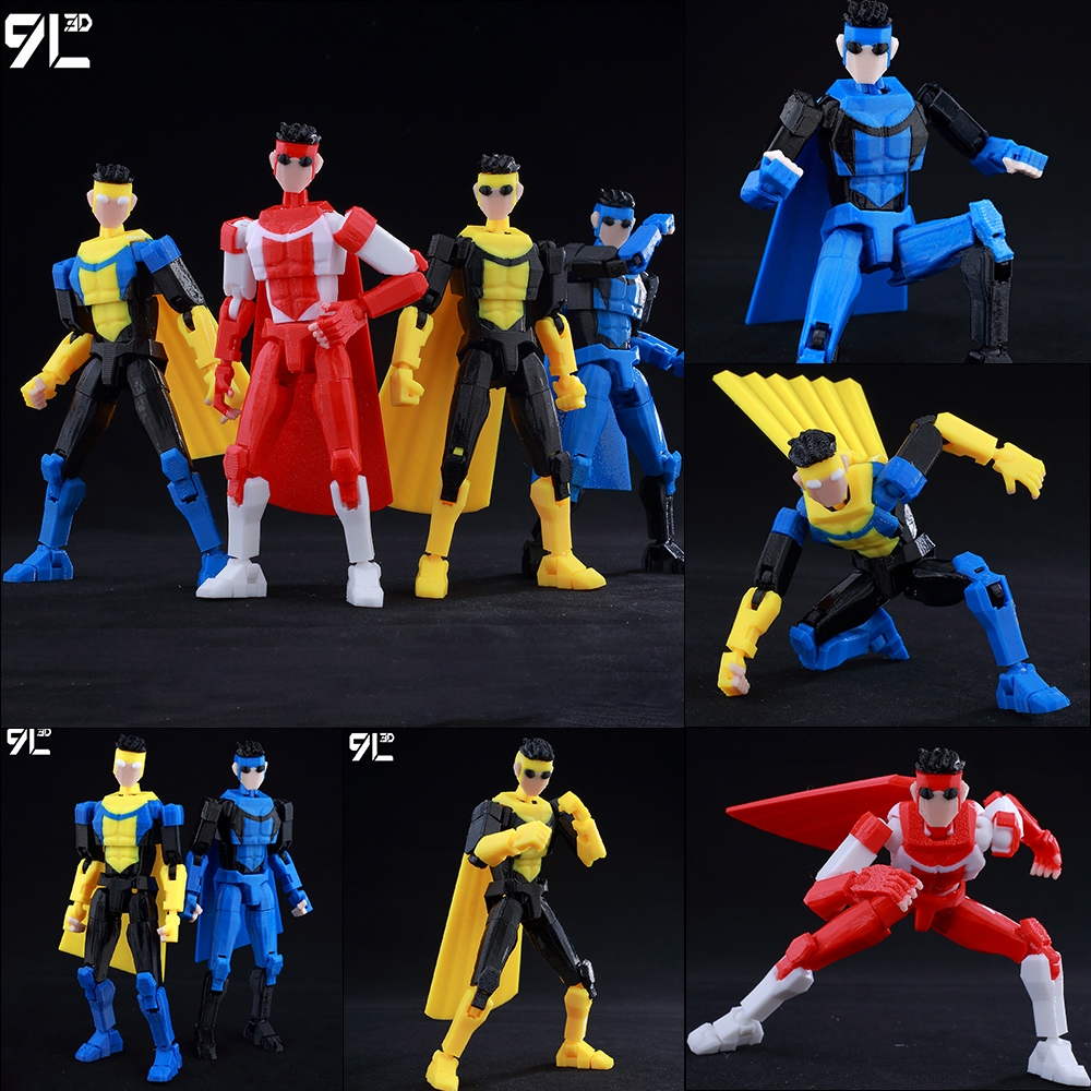 Titan 13 action figure Lucky 13 9L3D Dummy13 Invincible Boy Titan13 ...