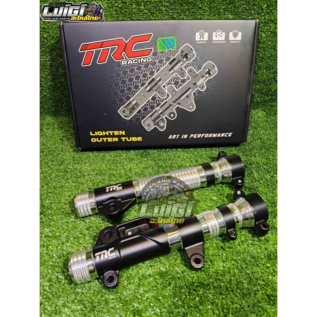 TRC CNC LIGHTEN FRONT SHOCK OUTTER TUBE HONDA PCX 160 / PCX 150 BLACK ...