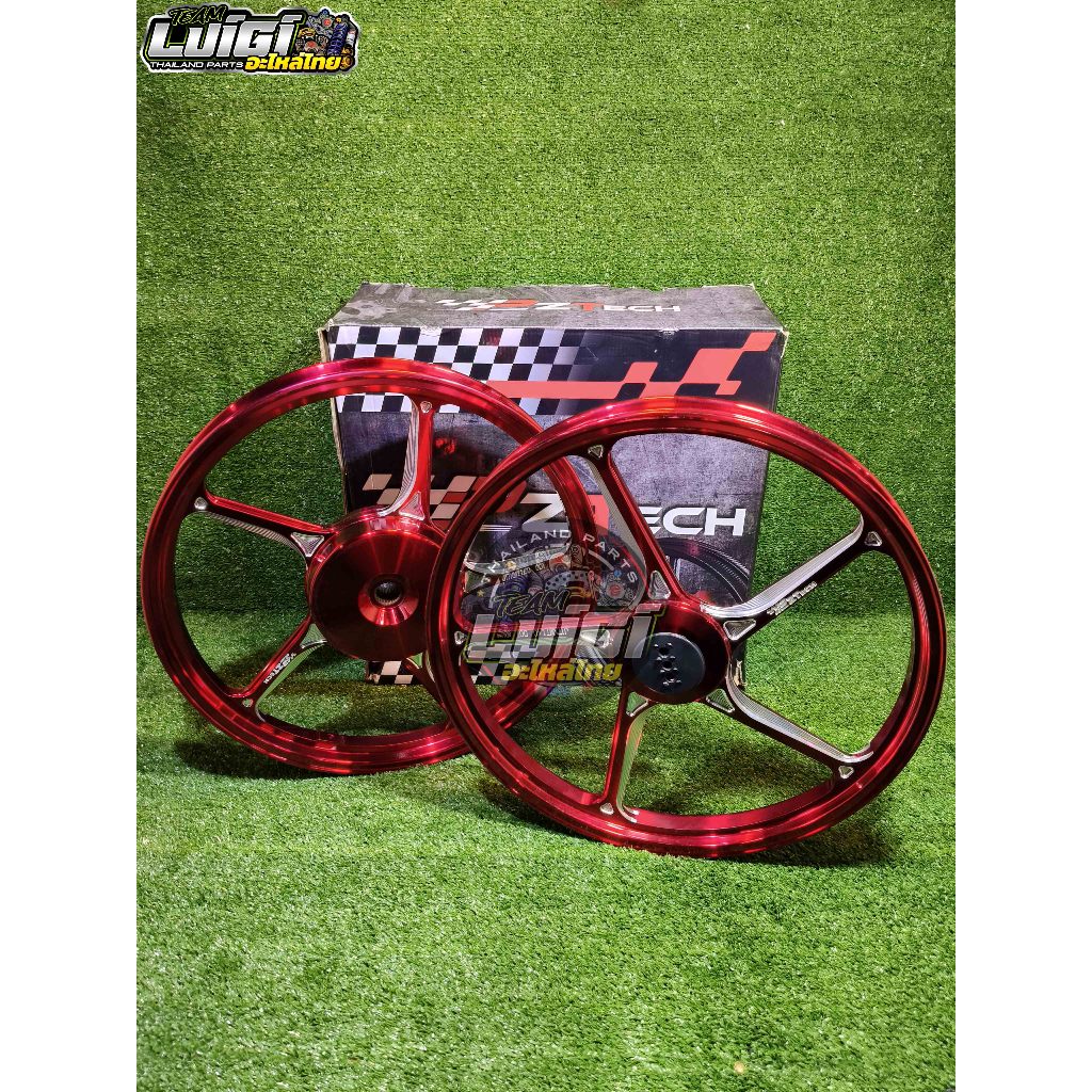 PZ TECH CNC MAGS 17S HONDA CLICK 125 / CLICK 150 MALAYSIAN CONCEPT RED ...