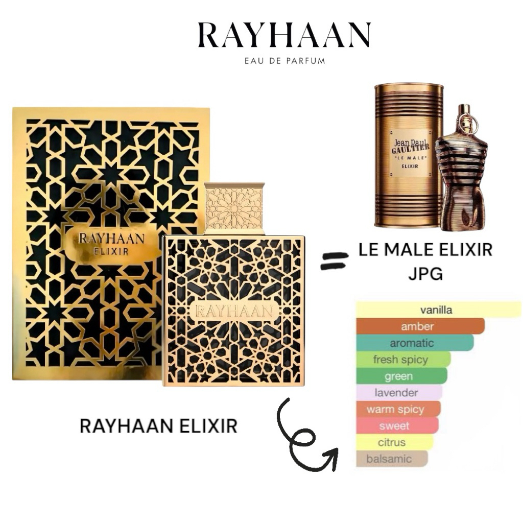 Rayhaan Elixir EDP (100ml) | Shopee Philippines