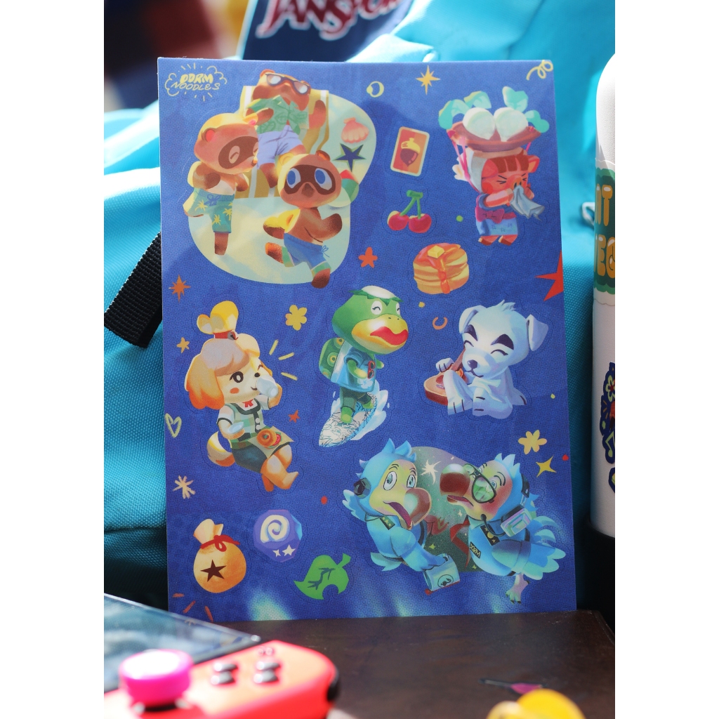 ACNH STICKER SHEET (Animal Crossing-inspired sticker sheet) by Dorm ...
