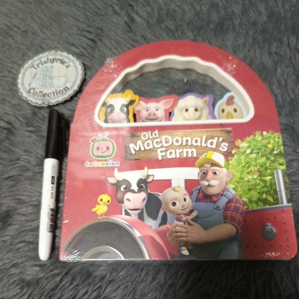 Cocomelon Old MacDonald's Farm Handcarry Boardbook • Peek-Through on ...