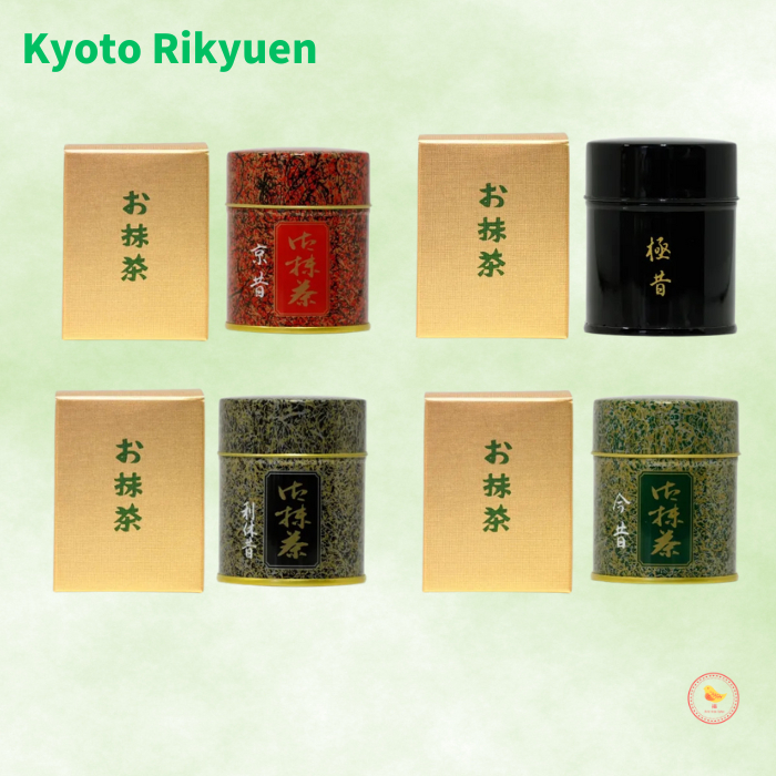 Kyoto Uji Matcha Kyoto Rikyuen 30g can MUKASHI-kyo MUKASHI-goku MUKASHI ...