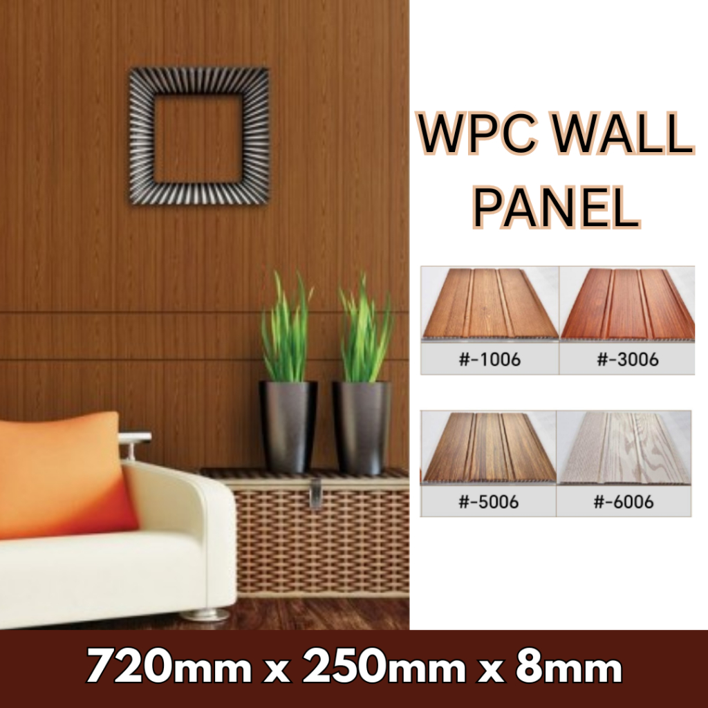 LOTUS High Quality House Wall & Ceiling Decorative WPC Indoor Fluted Panel (DAVAO) | Shopee ...
