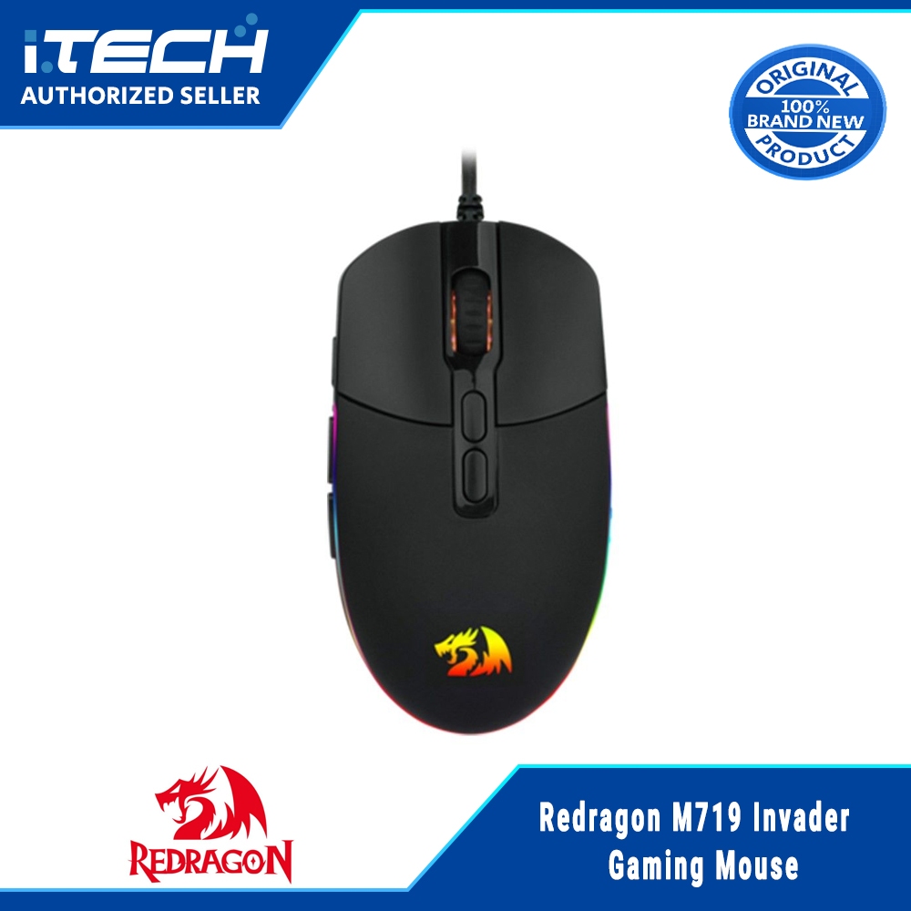 Redragon M719 Invader Gaming Mouse | Shopee Philippines