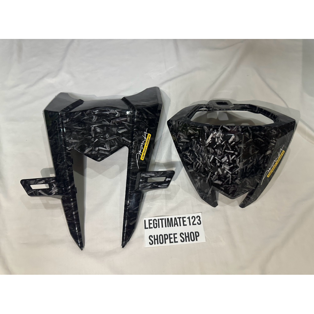 HONDA CLICK V3 FRONT PANEL FORGE CARBON | Shopee Philippines