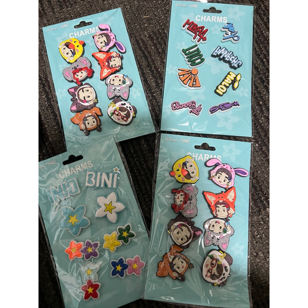[BINI] National Bookstore Merch 2 x BINI OFFICIAL (Charms, Tumbler, Bag ...