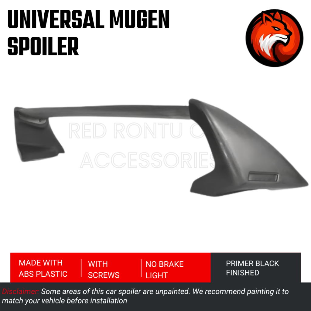 Universal spoiler, mugen spoiler, spoiler, car accessories, exterior ...