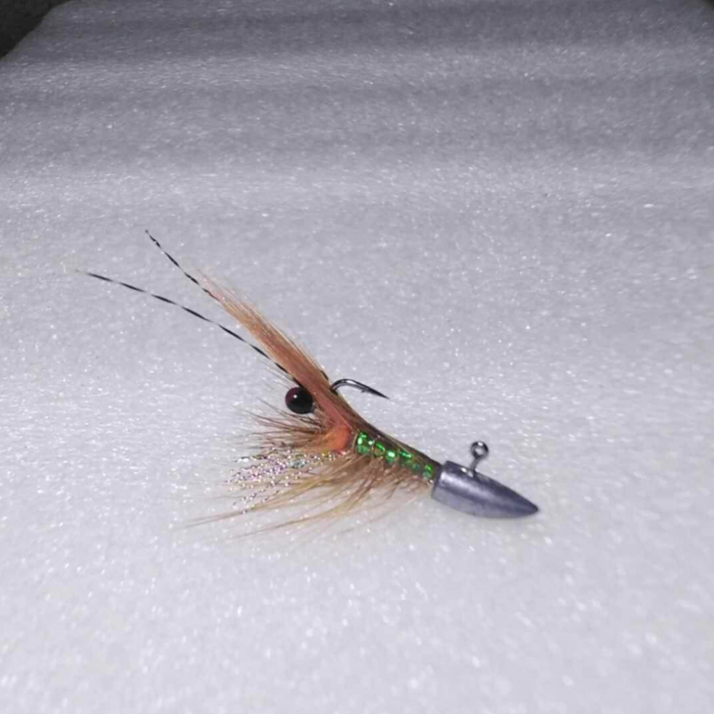 Lone Wolf Hunter - 2g & 3g Glass Tenkara Shrimp Lure - Ajing Fishing ...