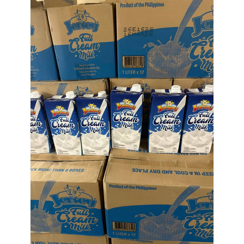 Jersey UHT Full Cream Milk [1 Case 12 Pcs] | Shopee Philippines
