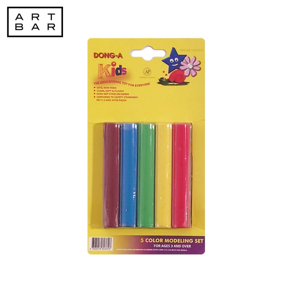 Dong-A Kids Modelling Clay 5 Colors Sticks - Art Bar | Shopee Philippines