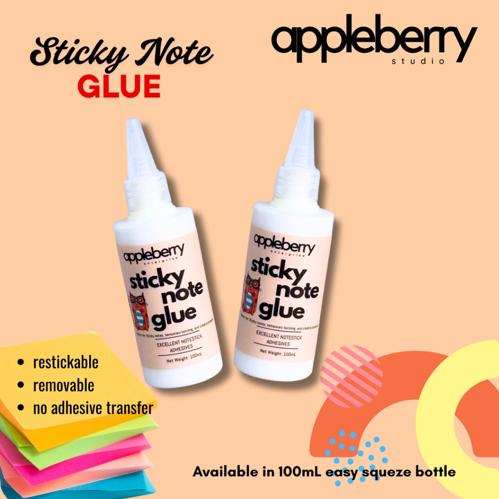 Removable Glue Sticky Note Glue,Can Be Peeled And Re-Attached Many ...