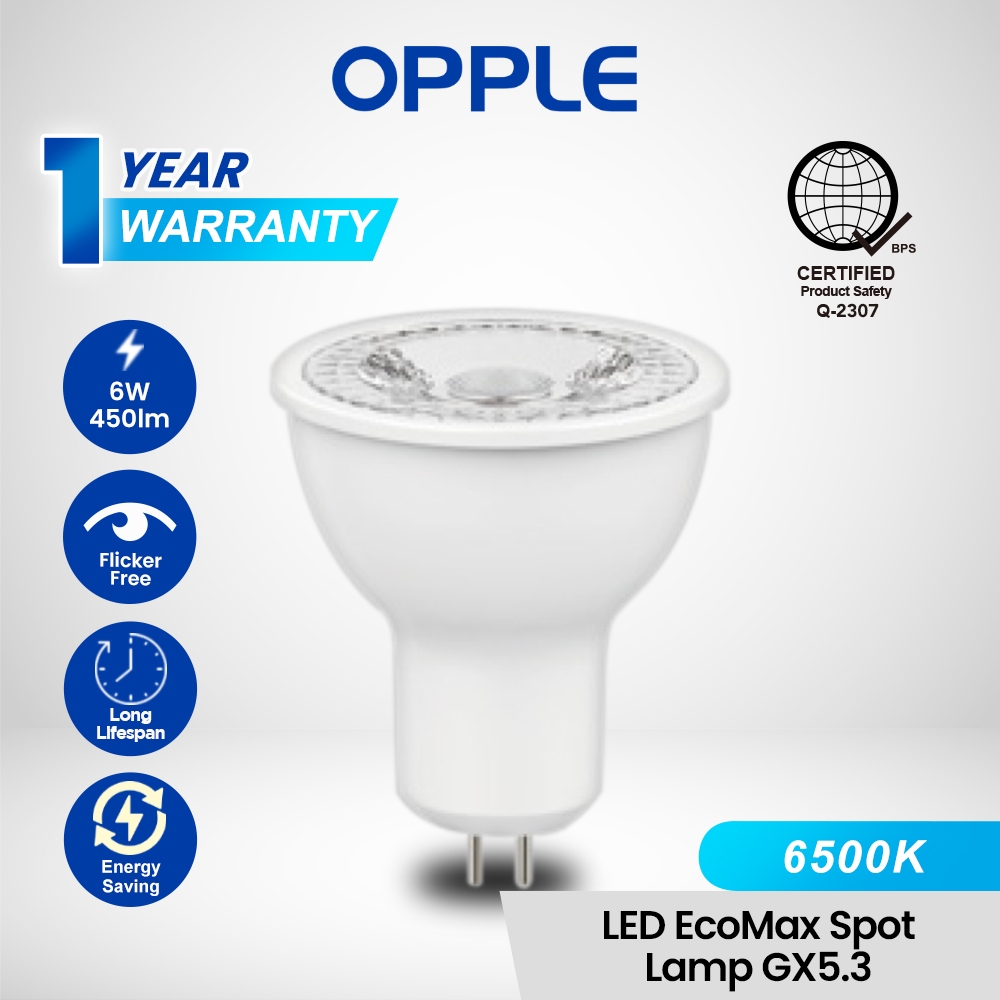 OPPLE LED EcoMax GX5.3 4.5 Watts / 6 Watts Warm White / Cool White ...