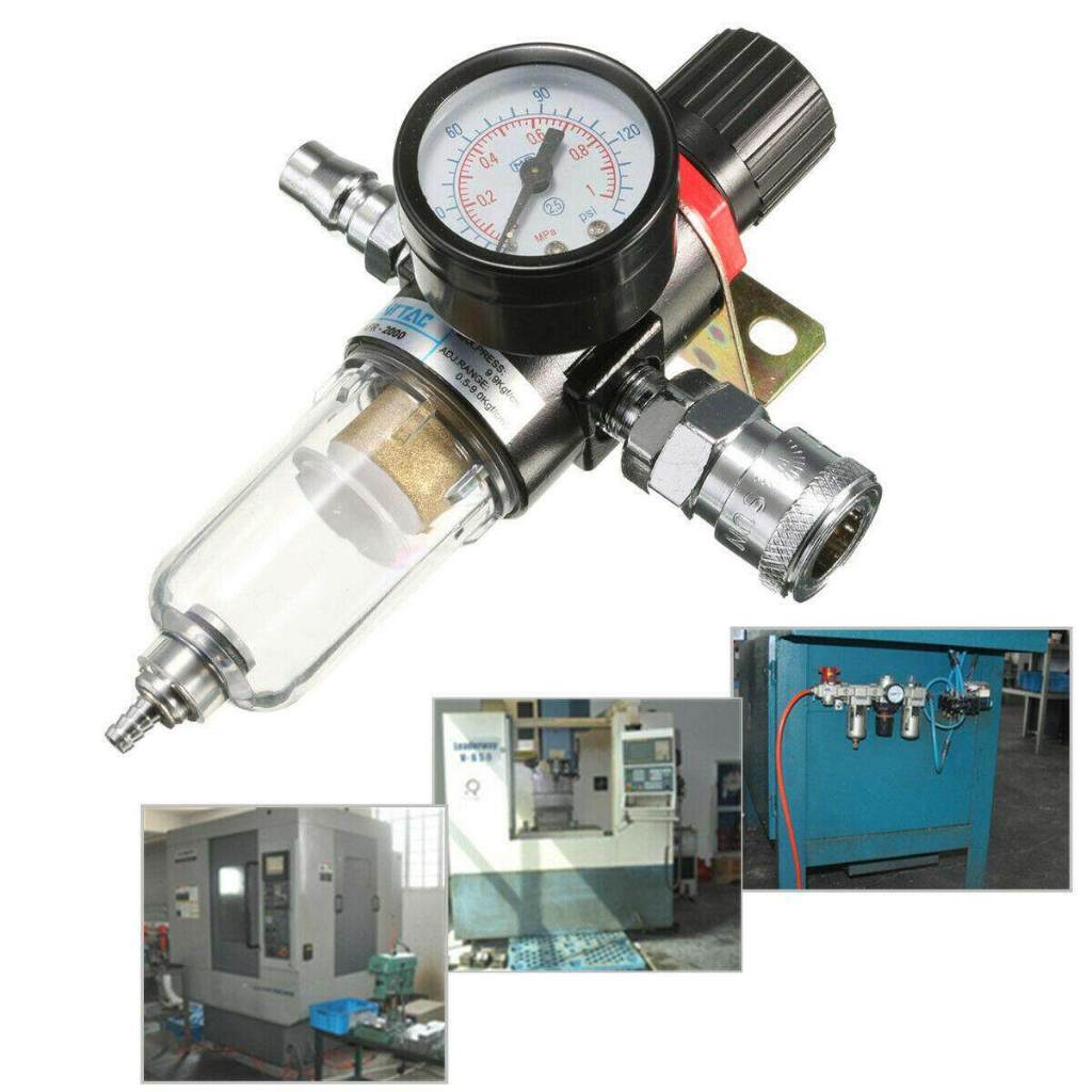 1/4 Air Compressor Filter Water Separator Regulator AFR2000 Source ...