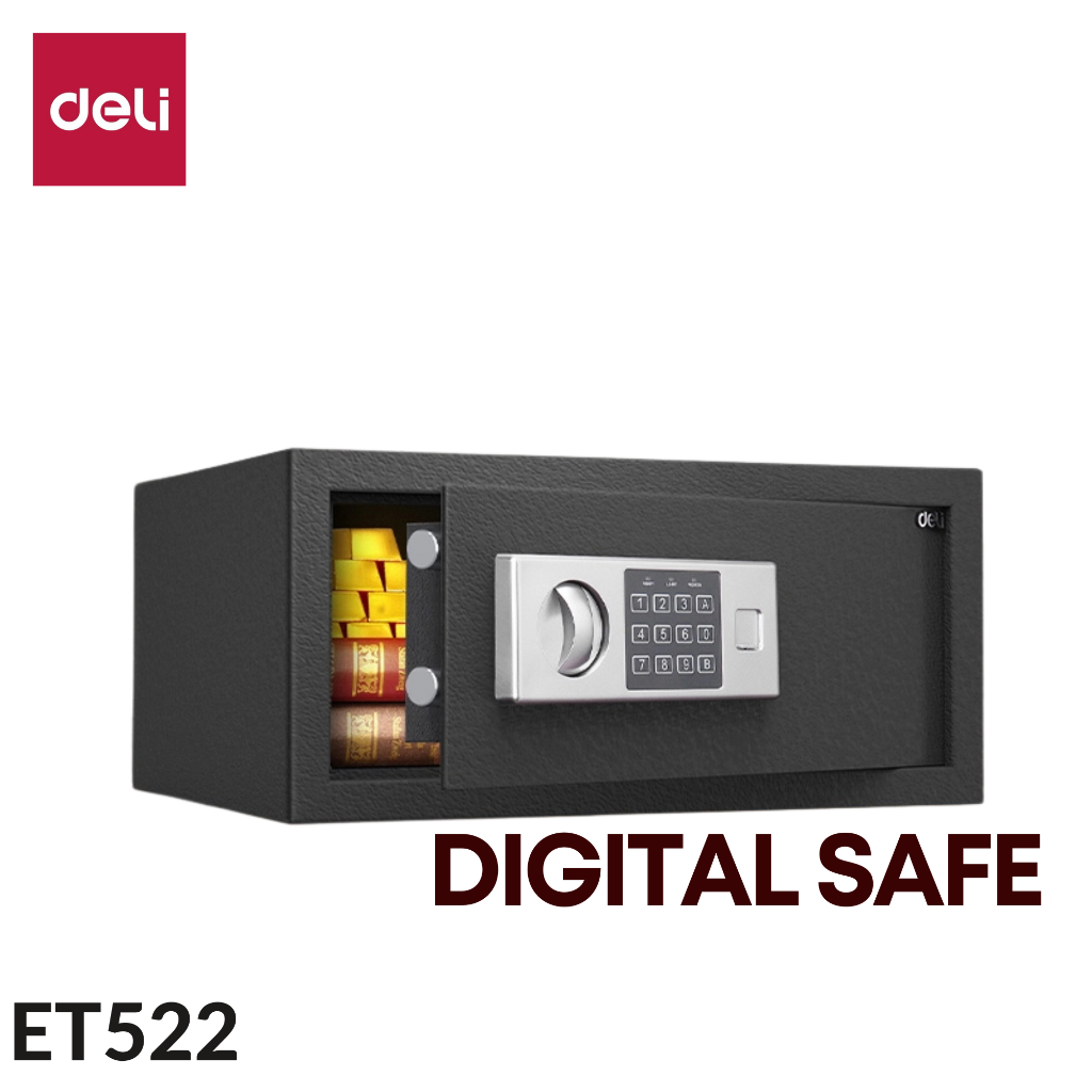 Deli Office PH - Small Safe Box ET522 Digital Safe | Shopee Philippines