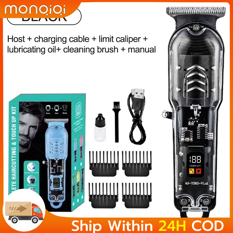 Professional Hair Clippers Rechargeable Haircut Razor Trimmer Cordless ...