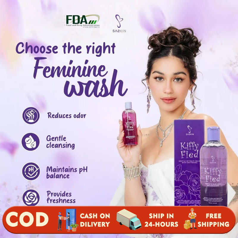 SASKIN Kiffyfied Feminine Wash Gentle Intimate Whitening Kiffy Fied ...