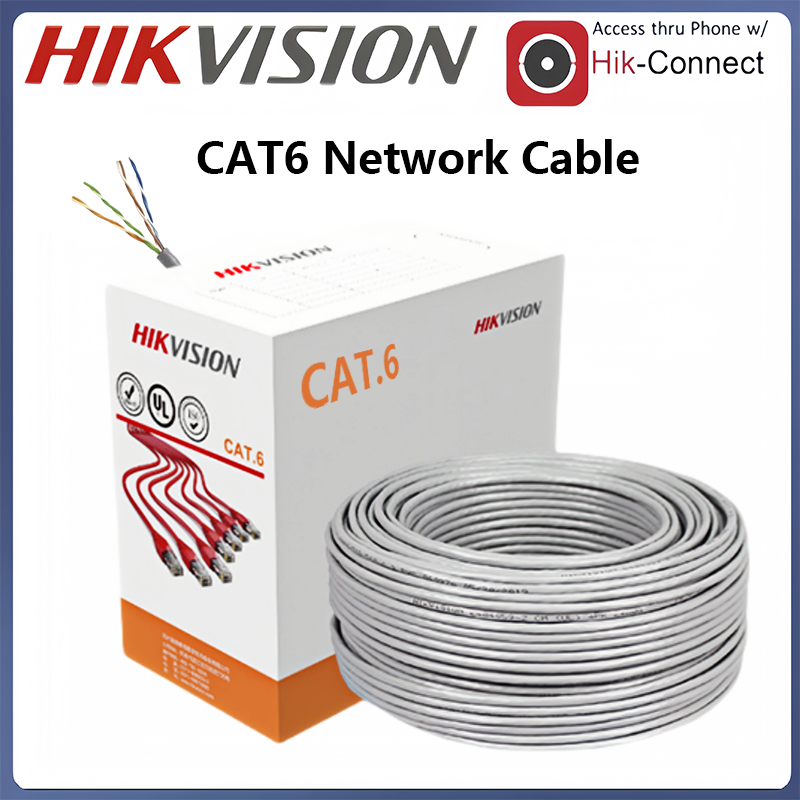 Hikvision CAT6/CAT5E U/UTP 305M Network Cable Gigabit high-speed oxygen ...