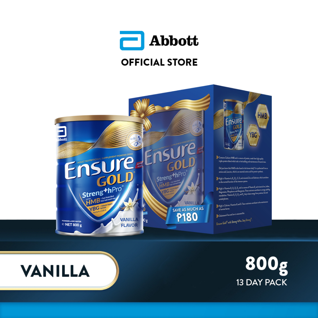 Ensure Gold with Streng+hPro Vanilla 800g Save 180 | Shopee Philippines