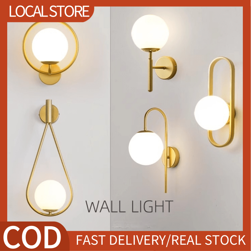 Modern Wall Light Indoor Bedroom Bedside Lamp Tri Color Wall Lamp ...