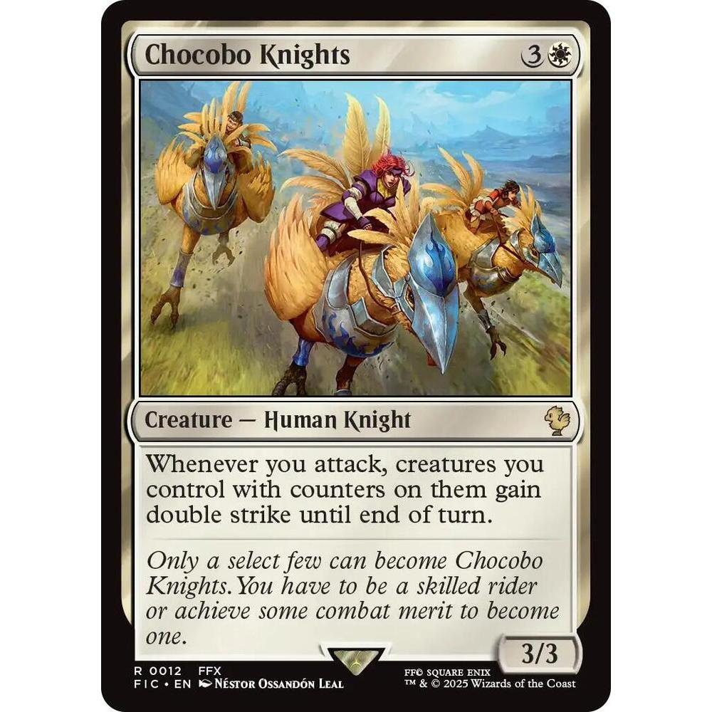 Chocobo Knights - Commander: FINAL FANTASY (FIC) MTG | Shopee Philippines