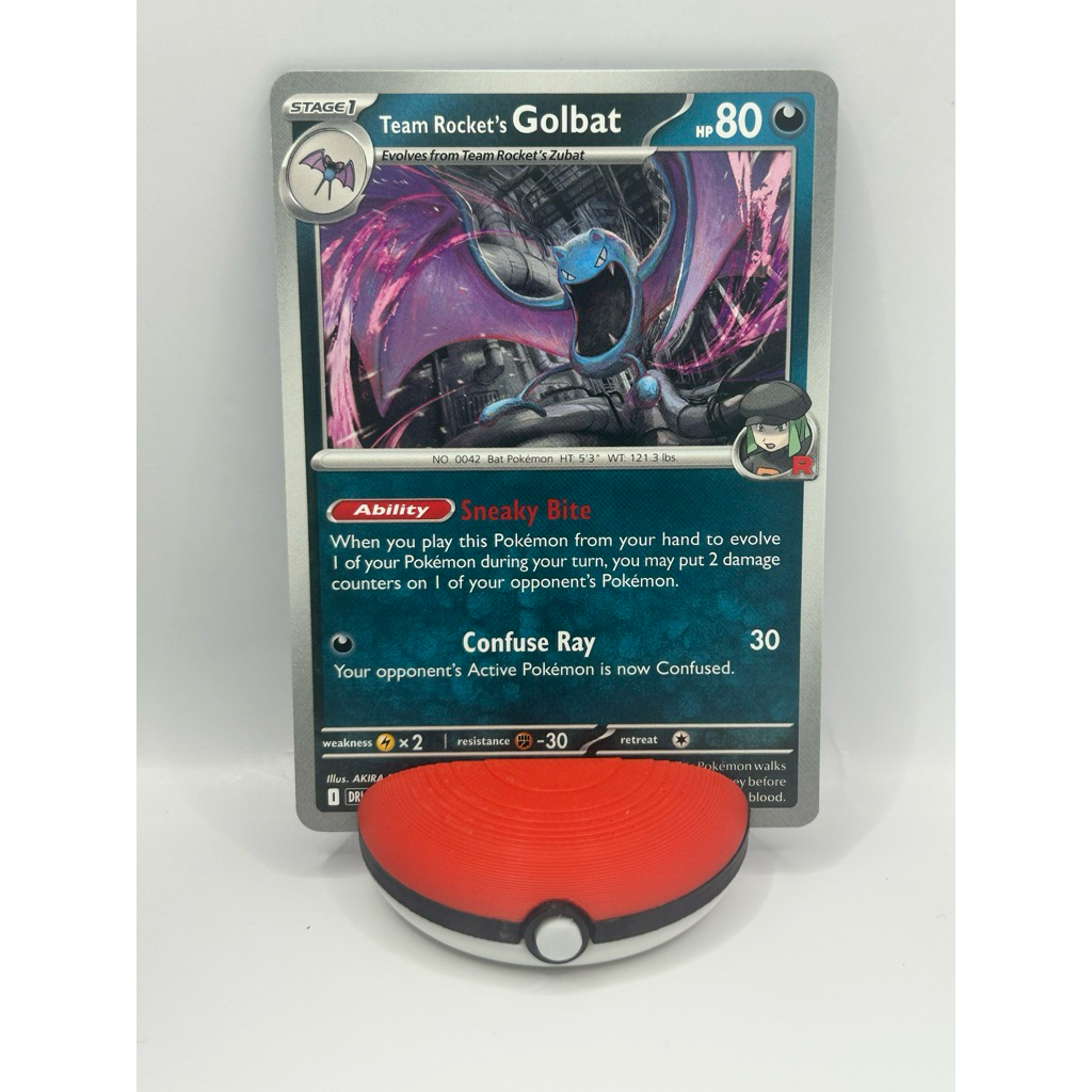 Pokemon TCG: Team Rocket’s Golbat - 121/182 - SV10: Destined Rivals ...