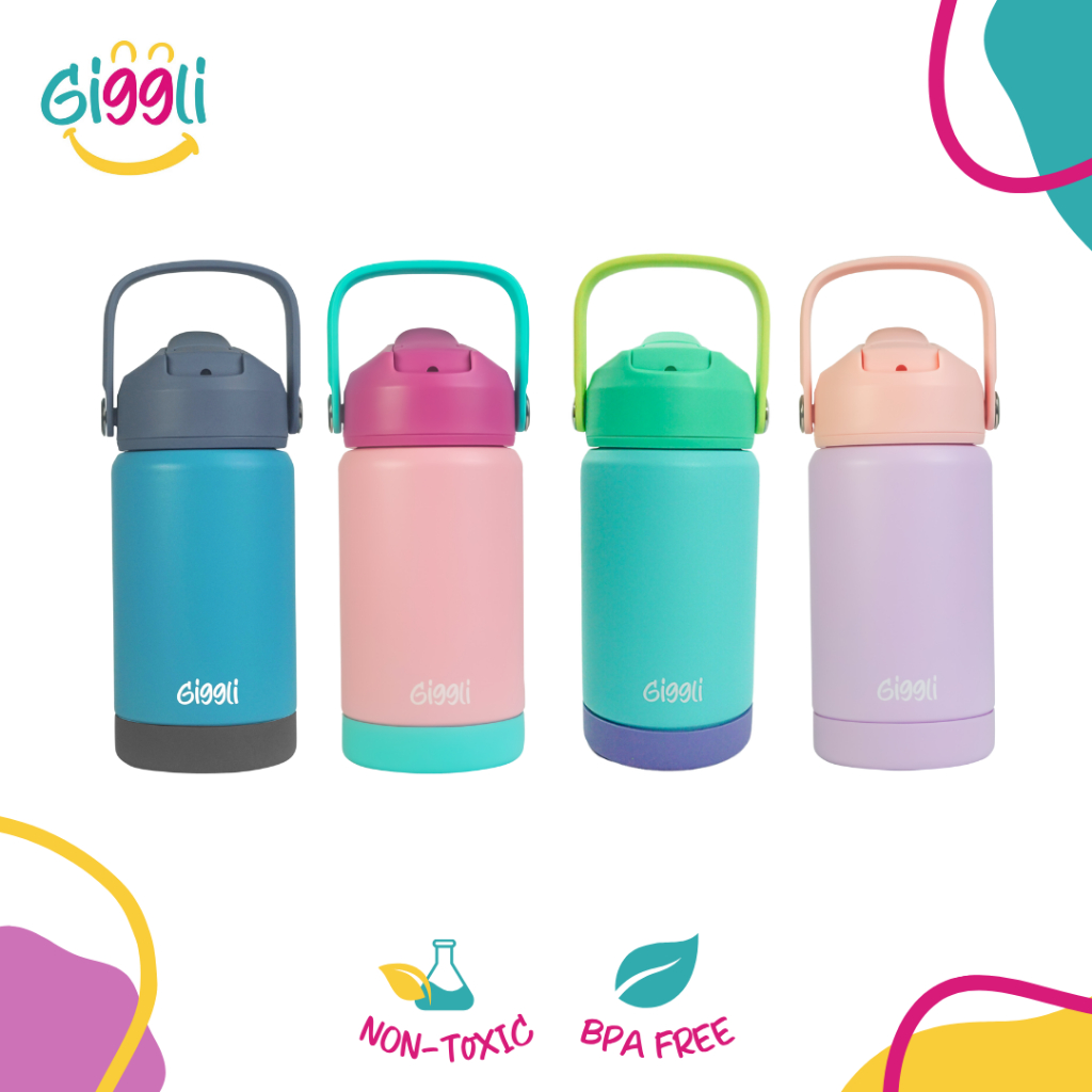 Giggli Double Wall Insulated Stainless Steel Tumbler (12oz/18oz ...