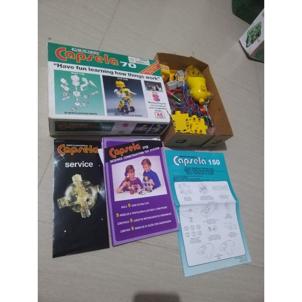 IQ Builders Capsela 70 Declared As Is Preloved Second Hand Toys from UK Box | Shopee Philippines