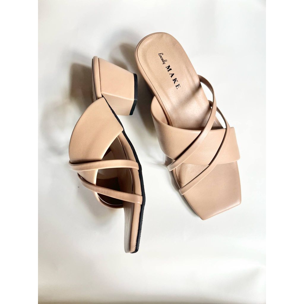 Locally Make Sandals Hera 2 inches heels | Shopee Philippines