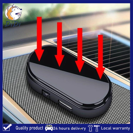 Solar/Usb LED Car Lights Anti-Theft Reminder Night Parking Safety Blue ...