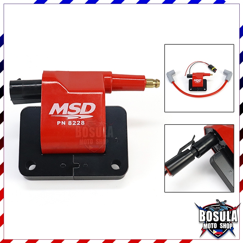 MSD Racing Refit Lgnition Coil Carb(Non-Fi) / FI Type (Fuel injected ...