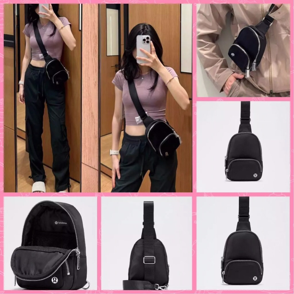 RTK NEWARRIVAL BLACK CROSSBODY/SLING BAG | Shopee Philippines