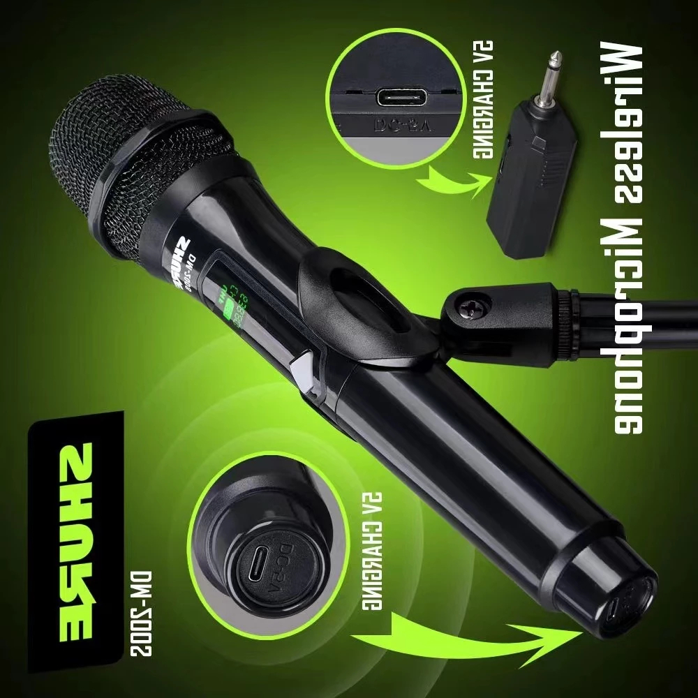 [GET SALE]-DM-2000S-Professional-Wireless-Microphone-UHF-Handheld ...
