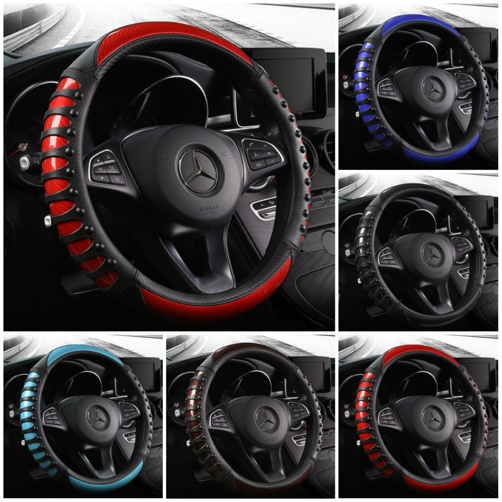 2025 Sport Steering Cover PH | Hybrid Fibre-Leather Anti-Slip | 38cm ...