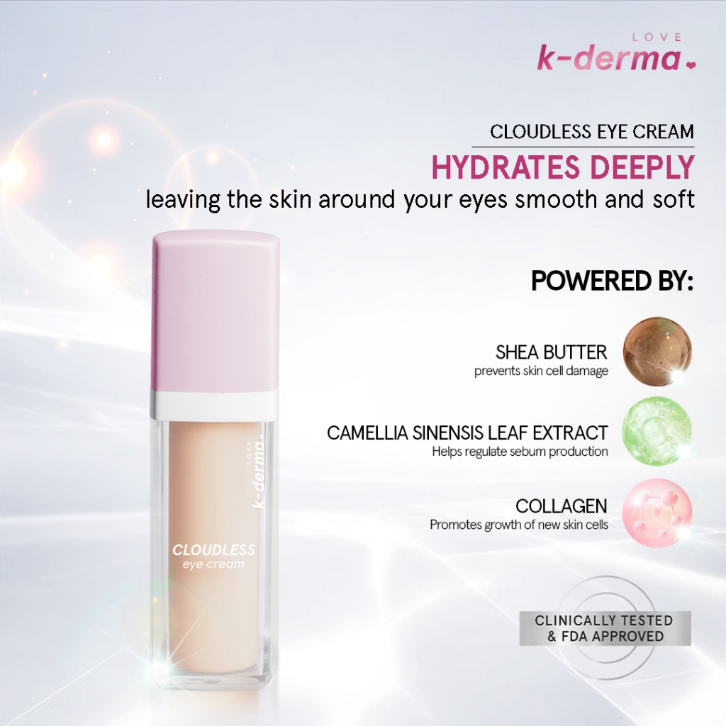 Love K-Derma Cloudless Eye Cream | Shopee Philippines