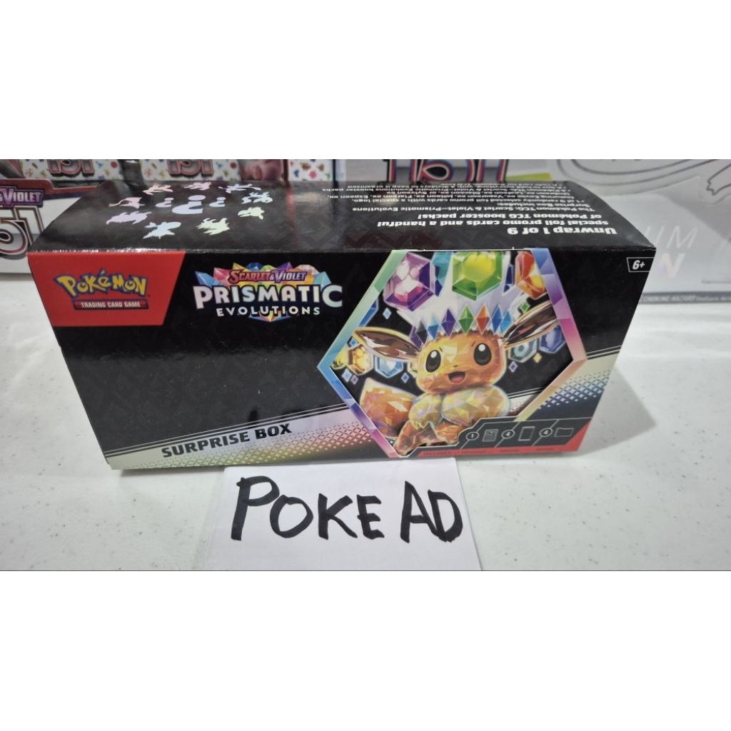 Surprise Box Prismatic Evolutions No Packs No Promos Empty Box | Shopee ...
