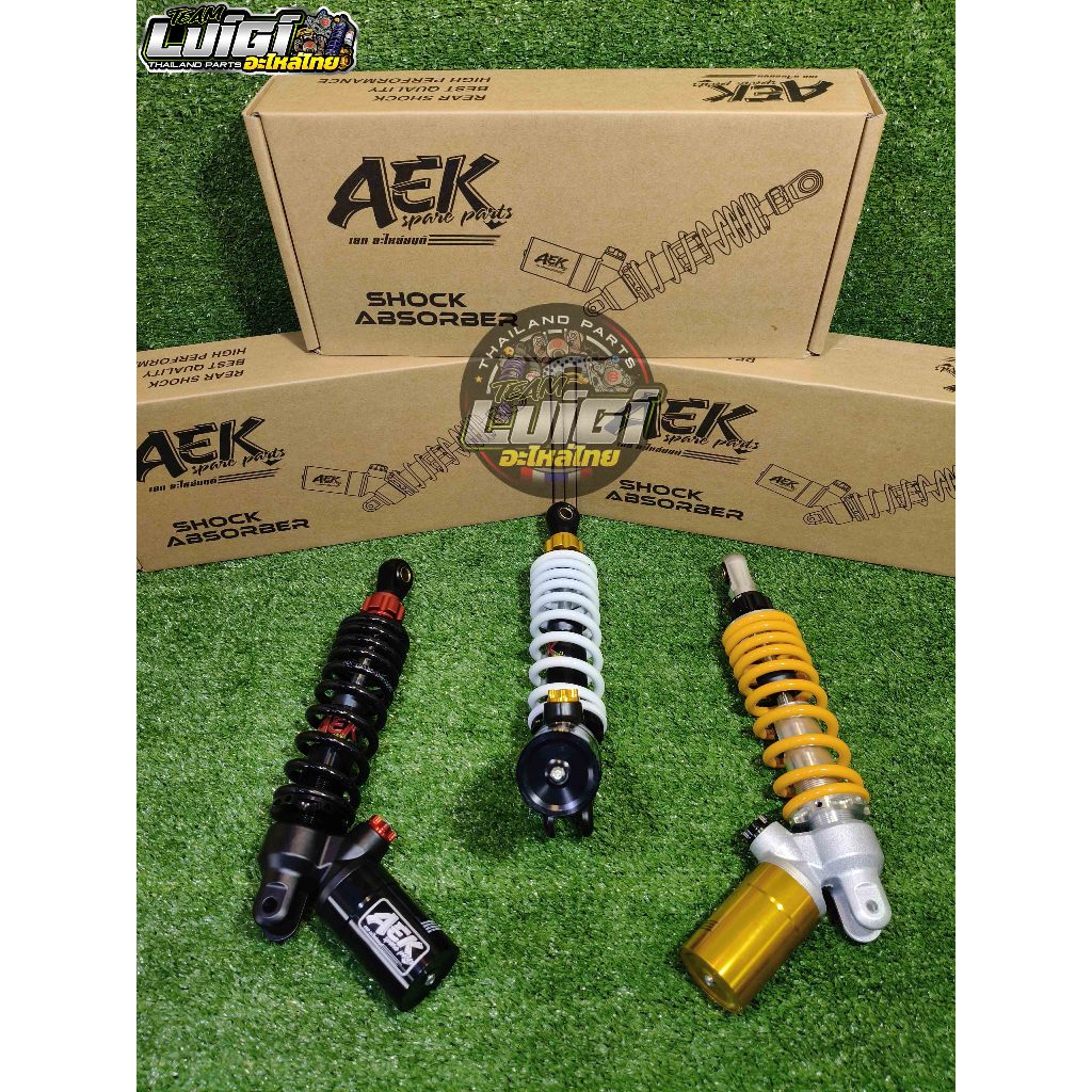 AEK REAR SHOCK ABSORVER INVERTED ADJUSTABLE 300MM CLICK / MIO / BEAT / MIO 125 / SOULTY / M3 ...